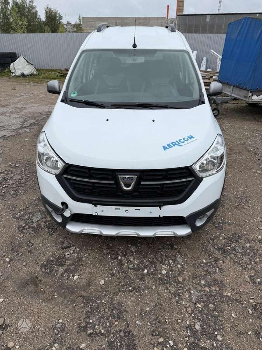 Balts Dacia Dokker 2020 Jurbarkas, ar dzinēja tilpumu 1.46 L un nobraukumu 145 tūkst. km par 5444 €, foto 1 vietnē AUTOMOTO.COM.LV