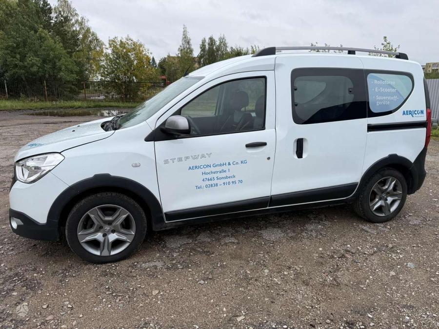 Balts Dacia Dokker 2020 Jurbarkas, ar dzinēja tilpumu 1.46 L un nobraukumu 145 tūkst. km par 5444 €, foto 9 vietnē AUTOMOTO.COM.LV