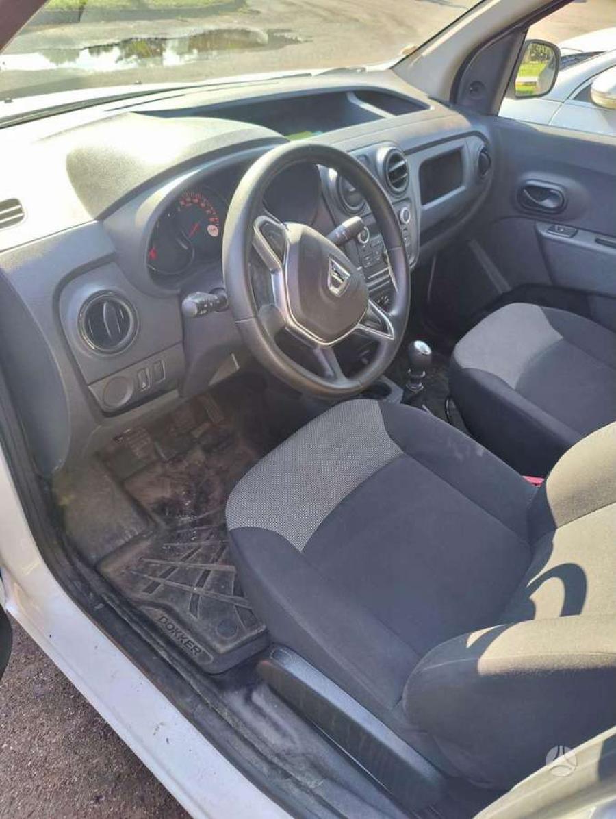Balts Dacia Dokker 2021 Kauņa, ar dzinēja tilpumu 1.46 L un nobraukumu 127 tūkst. km par 2300 €, foto 8 vietnē AUTOMOTO.COM.LV