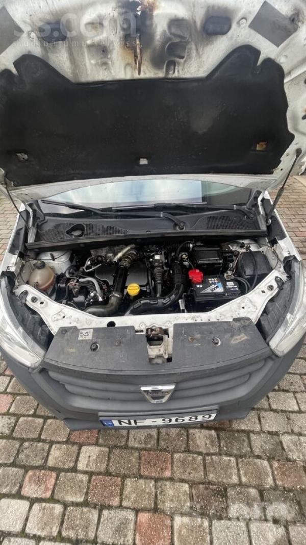 Balts Dacia Dokker 2017 Rīga, ar dzinēja tilpumu 1.50 L un nobraukumu 202 tūkst. km par 4600 €, foto 8 vietnē AUTOMOTO.COM.LV
