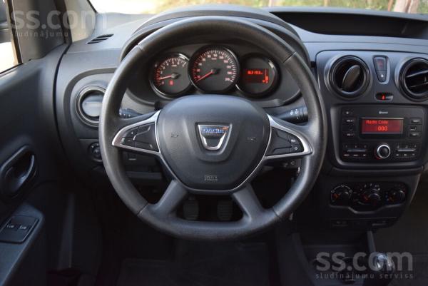 White Dacia Dokker 2019 in Riga, with an engine capacity of 1.50 L and mileage of 163 thousand km for 3900 €, photo 8 on AUTOMOTO.COM.LV