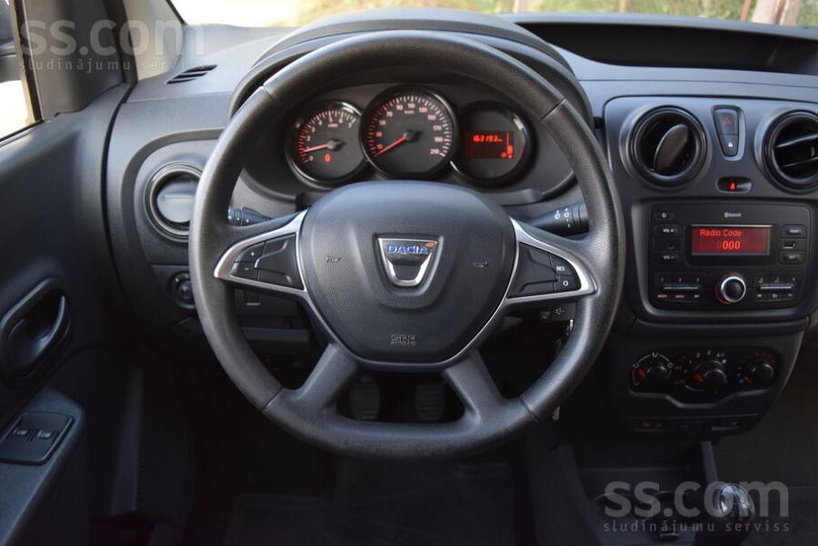 White Dacia Dokker 2019 in Riga, with an engine capacity of 1.50 L and mileage of 163 thousand km for 3900 €, photo 9 on AUTOMOTO.COM.LV