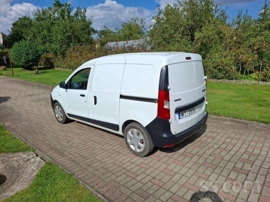 White Dacia Dokker 2020 in Jelgava, with an engine capacity of 1.50 L and mileage of 245 thousand km for 4700 €, photo 3 on AUTOMOTO.COM.LV