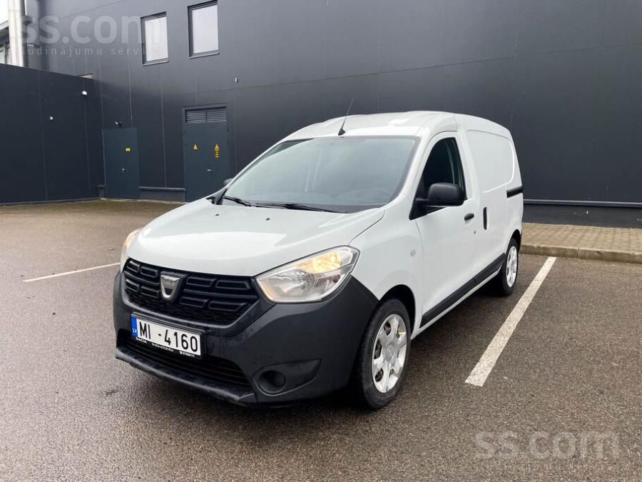 White Dacia Dokker 2021 in Riga, with an engine capacity of 1.50 L and mileage of 232 thousand km for 4990 €, photo 1 on AUTOMOTO.COM.LV