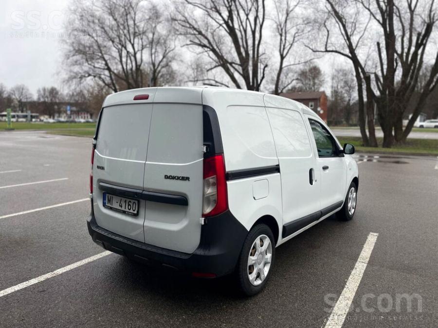 White Dacia Dokker 2021 in Riga, with an engine capacity of 1.50 L and mileage of 232 thousand km for 4990 €, photo 3 on AUTOMOTO.COM.LV