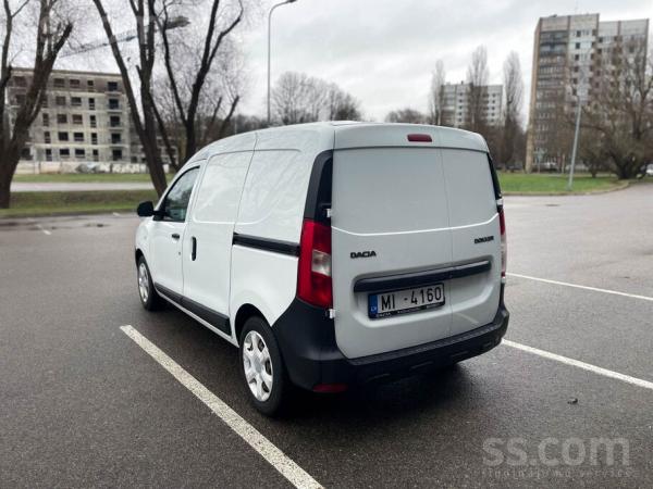White Dacia Dokker 2021 in Riga, with an engine capacity of 1.50 L and mileage of 232 thousand km for 4990 €, photo 4 on AUTOMOTO.COM.LV