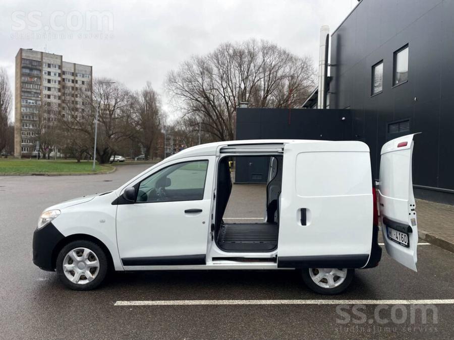 White Dacia Dokker 2021 in Riga, with an engine capacity of 1.50 L and mileage of 232 thousand km for 4990 €, photo 6 on AUTOMOTO.COM.LV