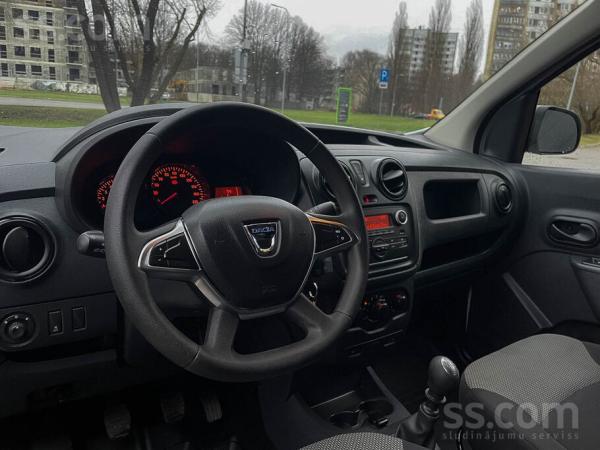 White Dacia Dokker 2021 in Riga, with an engine capacity of 1.50 L and mileage of 232 thousand km for 4990 €, photo 10 on AUTOMOTO.COM.LV