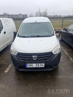 White Dacia Dokker 2013 in Riga, with an engine capacity of 1.50 L and mileage of 297 thousand km for 1600 €, photo 3 on AUTOMOTO.COM.LV