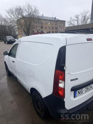 White Dacia Dokker 2013 in Riga, with an engine capacity of 1.50 L and mileage of 297 thousand km for 1600 €, photo 6 on AUTOMOTO.COM.LV