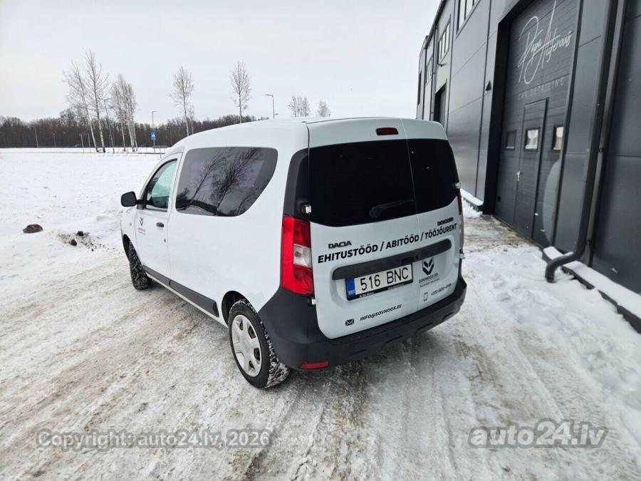 Balts Dacia Dokker 2015 Pērnava, ar dzinēja tilpumu 1.60 L un nobraukumu 246 tūkst. km par 4200 €, foto 4 vietnē AUTOMOTO.COM.LV