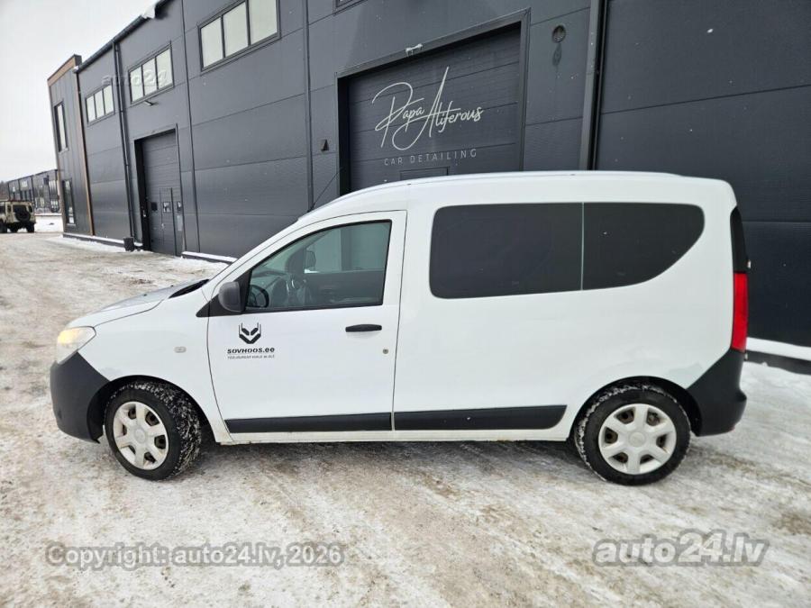 White Dacia Dokker 2015 in Parnu, with an engine capacity of 1.60 L and mileage of 246 thousand km for 4200 €, photo 2 on AUTOMOTO.COM.LV
