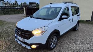 Balts Dacia Dokker 2015 Rēzekne, ar dzinēja tilpumu 1.20 L un nobraukumu 115 tūkst. km par 5650 €, foto  vietnē AUTOMOTO.COM.LV
