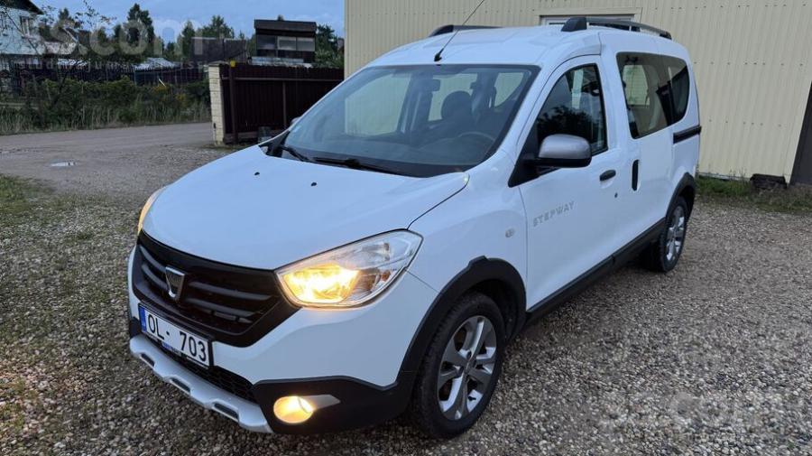 Balts Dacia Dokker 2015 Rēzekne, ar dzinēja tilpumu 1.20 L un nobraukumu 115 tūkst. km par 5650 €, foto 1 vietnē AUTOMOTO.COM.LV