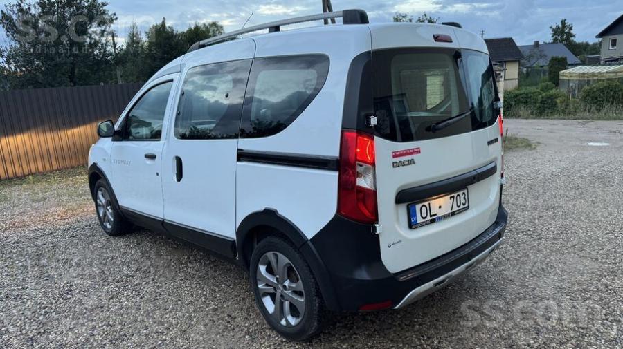 Balts Dacia Dokker 2015 Rēzekne, ar dzinēja tilpumu 1.20 L un nobraukumu 115 tūkst. km par 5650 €, foto 4 vietnē AUTOMOTO.COM.LV