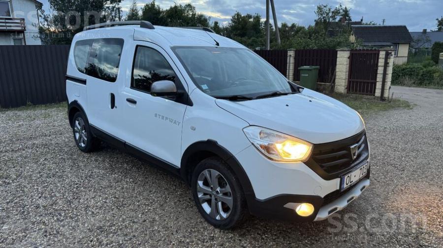 Balts Dacia Dokker 2015 Rēzekne, ar dzinēja tilpumu 1.20 L un nobraukumu 115 tūkst. km par 5650 €, foto 7 vietnē AUTOMOTO.COM.LV