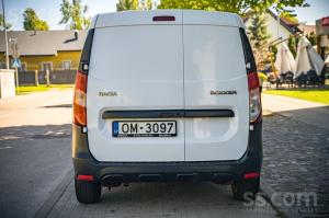 White Dacia Dokker 2019 in Riga, with an engine capacity of 1.50 L and mileage of 0 thousand km for 2990 €, photo 6 on AUTOMOTO.COM.LV