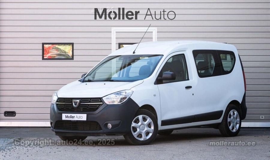 White Dacia Dokker 2020 in Jelgava, with an engine capacity of 1.50 L and mileage of 147 thousand km for 7123 €, photo 1 on AUTOMOTO.COM.LV