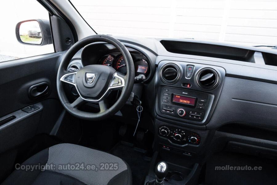 White Dacia Dokker 2020 in Jelgava, with an engine capacity of 1.50 L and mileage of 147 thousand km for 7123 €, photo 7 on AUTOMOTO.COM.LV