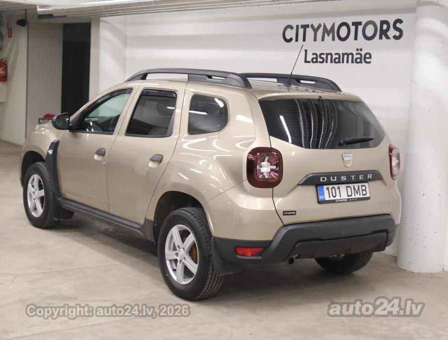 Beige Dacia Duster 2019 in Tallinn, with an engine capacity of 1.60 L and mileage of 121 thousand km for 9990 €, photo 4 on AUTOMOTO.COM.LV