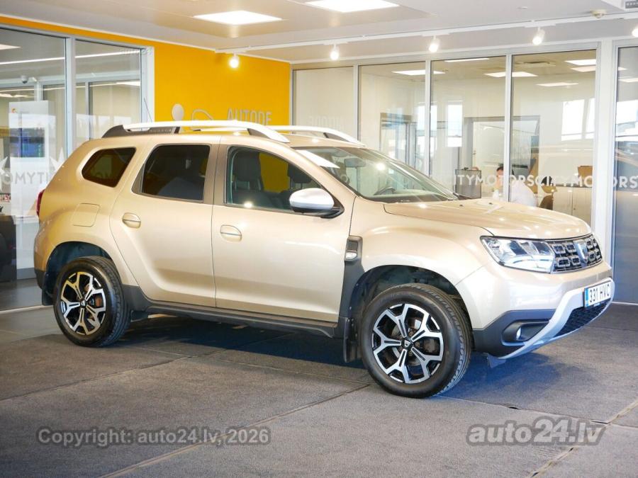 Beige Dacia Duster 2021 in Tallinn, with an engine capacity of 1.00 L and mileage of 67 thousand km for 10990 €, photo 1 on AUTOMOTO.COM.LV