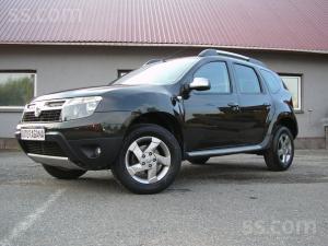 Black Dacia Duster 2012 in Riga, with an engine capacity of 1.60 L and mileage of 0 thousand km for 7250 €, photo 2 on AUTOMOTO.COM.LV