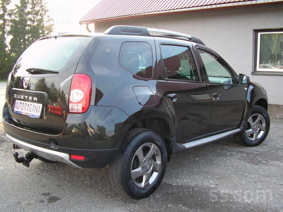 Black Dacia Duster 2012 in Riga, with an engine capacity of 1.60 L and mileage of 0 thousand km for 7250 €, photo 10 on AUTOMOTO.COM.LV