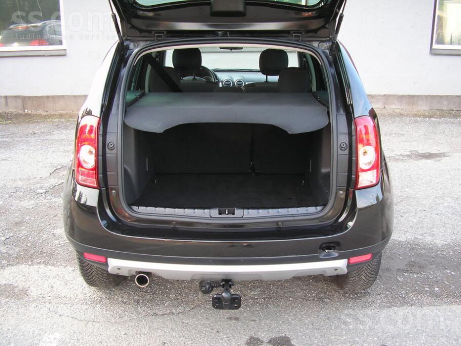 Black Dacia Duster 2012 in Riga, with an engine capacity of 1.60 L and mileage of 0 thousand km for 7250 €, photo 18 on AUTOMOTO.COM.LV