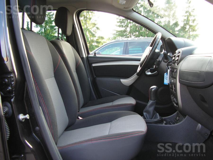 Black Dacia Duster 2012 in Riga, with an engine capacity of 1.60 L and mileage of 0 thousand km for 7250 €, photo 20 on AUTOMOTO.COM.LV