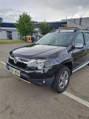Black Dacia Duster 2013 in Panevezys, with an engine capacity of 1.50 L and mileage of 52 thousand km for 4300 €, photo  on AUTOMOTO.COM.LV