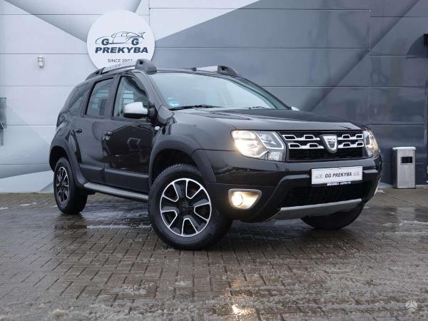 Black Dacia Duster 2016 in Kaunas, with an engine capacity of 1.20 L and mileage of 100 thousand km for 5950 €, photo 1 on AUTOMOTO.COM.LV