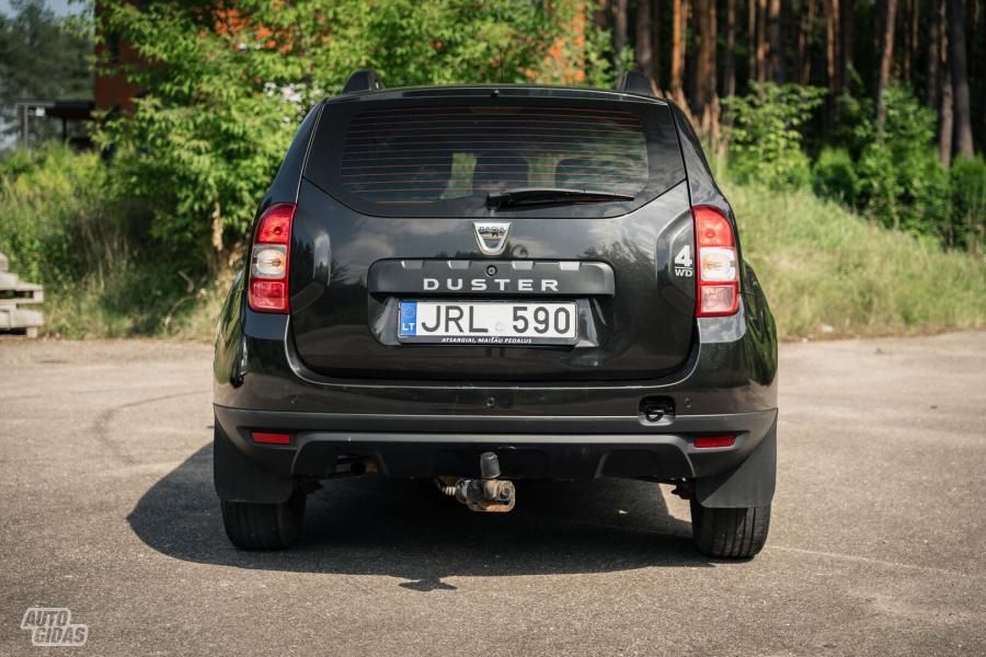 Black Dacia Duster 2017 in Vilnius, with an engine capacity of 1.50 L and mileage of 227 thousand km for 8500 €, photo 6 on AUTOMOTO.COM.LV