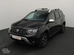 Black Dacia Duster 2018 in Vilnius, with an engine capacity of 1.20 L and mileage of 105 thousand km for 9699 €, photo  on AUTOMOTO.COM.LV