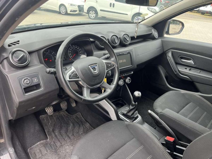Black Dacia Duster 2020 in Taurage, with an engine capacity of 1.46 L and mileage of 214 thousand km for 7800 €, photo 19 on AUTOMOTO.COM.LV