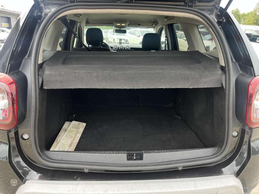 Black Dacia Duster 2020 in Taurage, with an engine capacity of 1.46 L and mileage of 214 thousand km for 7800 €, photo 21 on AUTOMOTO.COM.LV