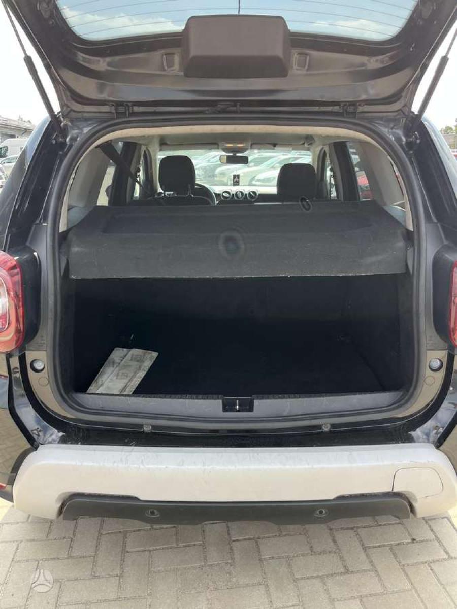 Black Dacia Duster 2020 in Taurage, with an engine capacity of 1.50 L and mileage of 214 thousand km for 7800 €, photo 20 on AUTOMOTO.COM.LV