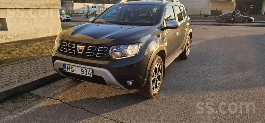 Melns Dacia Duster 2021 Rīga, ar dzinēja tilpumu 1.50 L un nobraukumu 160 tūkst. km par 10450 €, foto 1 vietnē AUTOMOTO.COM.LV