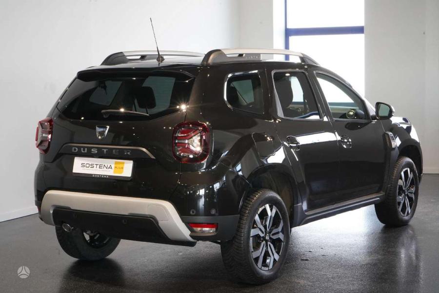 Black Dacia Duster 2022 in Vilnius, with an engine capacity of 1.46 L and mileage of 54 thousand km for 17500 €, photo 3 on AUTOMOTO.COM.LV