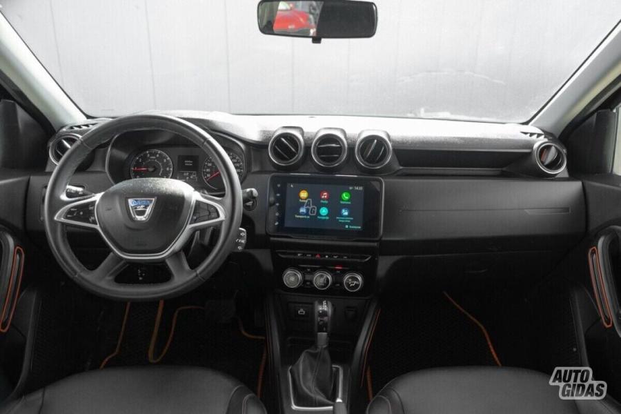 Black Dacia Duster 2022 in Vilnius, with an engine capacity of 1.30 L and mileage of 63 thousand km for 15750 €, photo 11 on AUTOMOTO.COM.LV