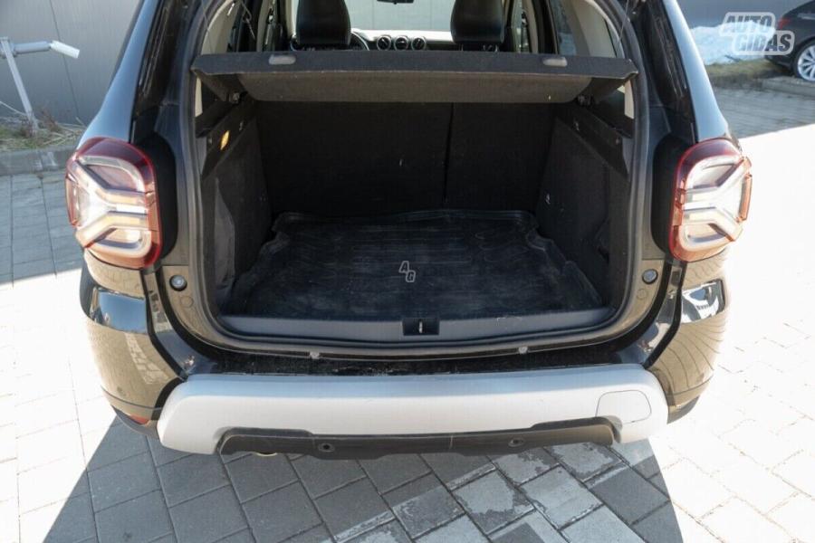 Black Dacia Duster 2022 in Vilnius, with an engine capacity of 1.30 L and mileage of 63 thousand km for 15750 €, photo 20 on AUTOMOTO.COM.LV