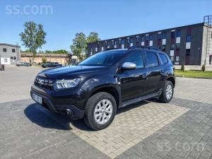 Black Dacia Duster 2024 in Riga, with an engine capacity of 1.50 L and mileage of 91 thousand km for 17500 €, photo  on AUTOMOTO.COM.LV