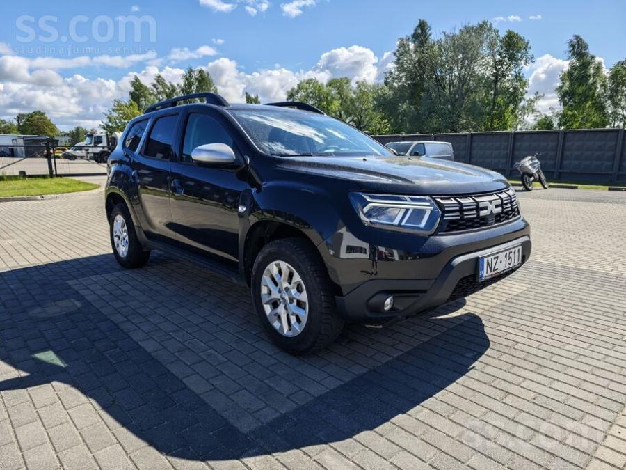 Black Dacia Duster 2024 in Riga, with an engine capacity of 1.50 L and mileage of 91 thousand km for 17500 €, photo 8 on AUTOMOTO.COM.LV