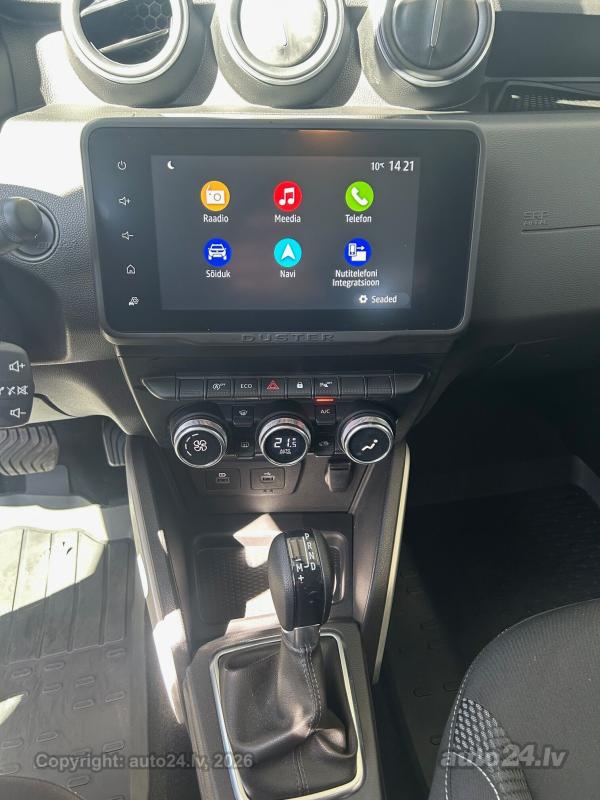 Melns Dacia Duster 2022 Tallina, ar dzinēja tilpumu 1.30 L un nobraukumu 36 tūkst. km par 14990 €, foto 9 vietnē AUTOMOTO.COM.LV