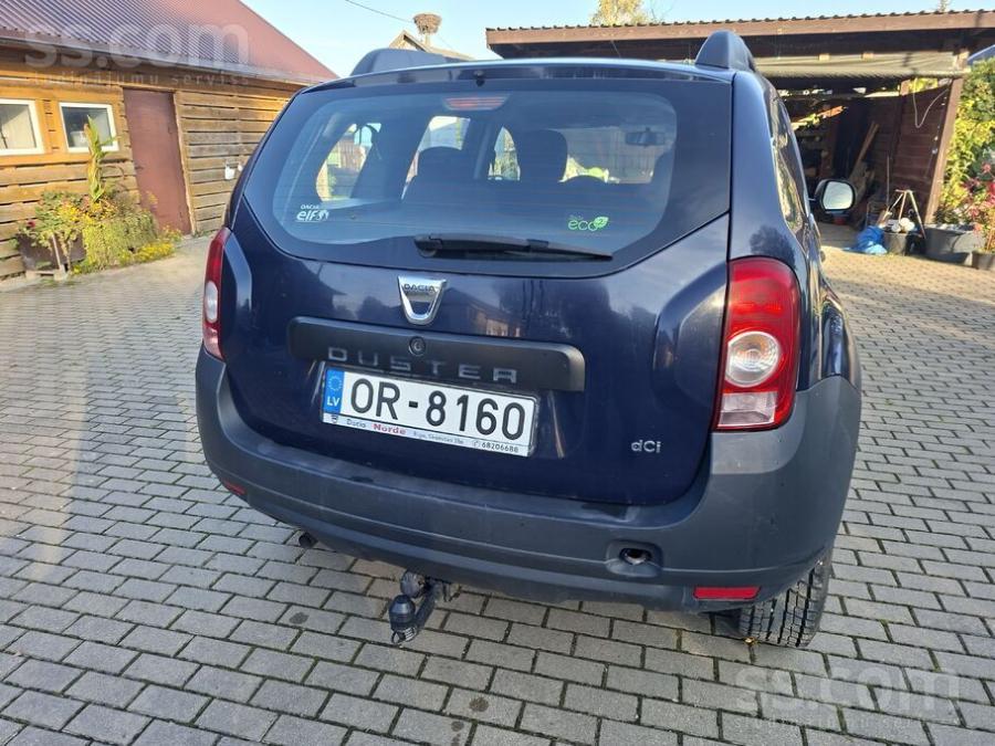 Blue Dacia Duster 2011 in Bauska, with an engine capacity of 1.50 L and mileage of 174 thousand km for 4800 €, photo 4 on AUTOMOTO.COM.LV