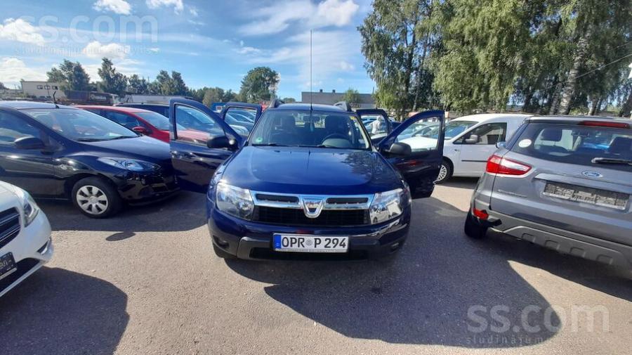 Blue Dacia Duster 2012 in Riga, with an engine capacity of 1.50 L and mileage of 210 thousand km for 4900 €, photo 24 on AUTOMOTO.COM.LV