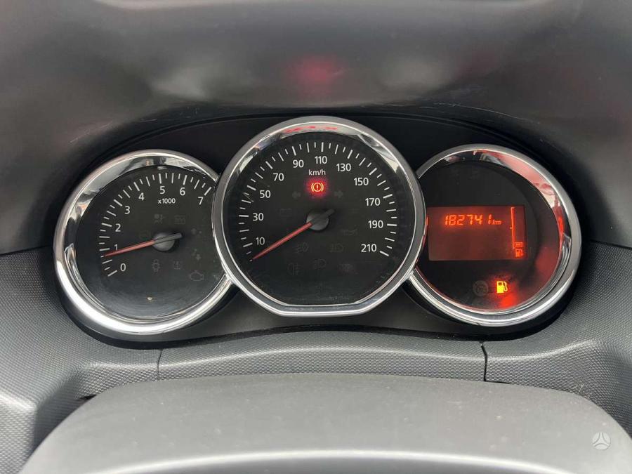 Blue Dacia Duster 2014 in Vilnius, with an engine capacity of 1.20 L and mileage of 183 thousand km for 4400 €, photo 11 on AUTOMOTO.COM.LV