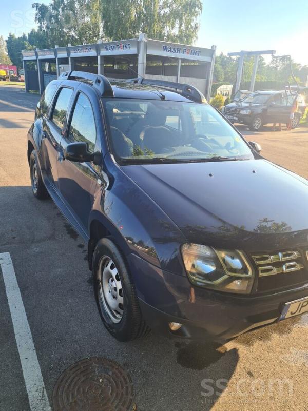 Blue Dacia Duster 2014 in Riga, with an engine capacity of 1.50 L and mileage of 257 thousand km for 4300 €, photo 1 on AUTOMOTO.COM.LV