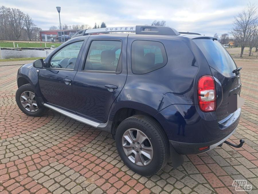 Blue Dacia Duster 2015 in Silute, with an engine capacity of 1.20 L and mileage of 114 thousand km for 4350 €, photo 4 on AUTOMOTO.COM.LV