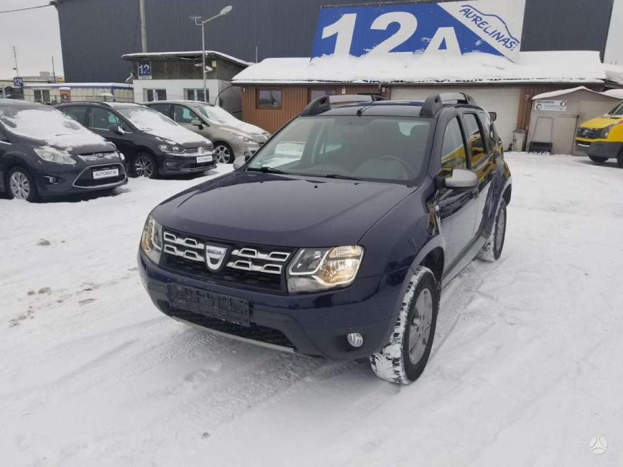 Zils Dacia Duster 2015 Kauņa, ar dzinēja tilpumu 1.46 L un nobraukumu 110 tūkst. km par 6666 €, foto 1 vietnē AUTOMOTO.COM.LV