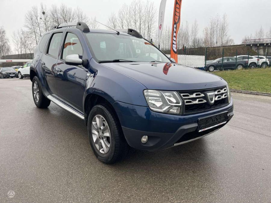 Blue Dacia Duster 2016 in Kaunas, with an engine capacity of 1.20 L and mileage of 268 thousand km for 4650 €, photo 5 on AUTOMOTO.COM.LV